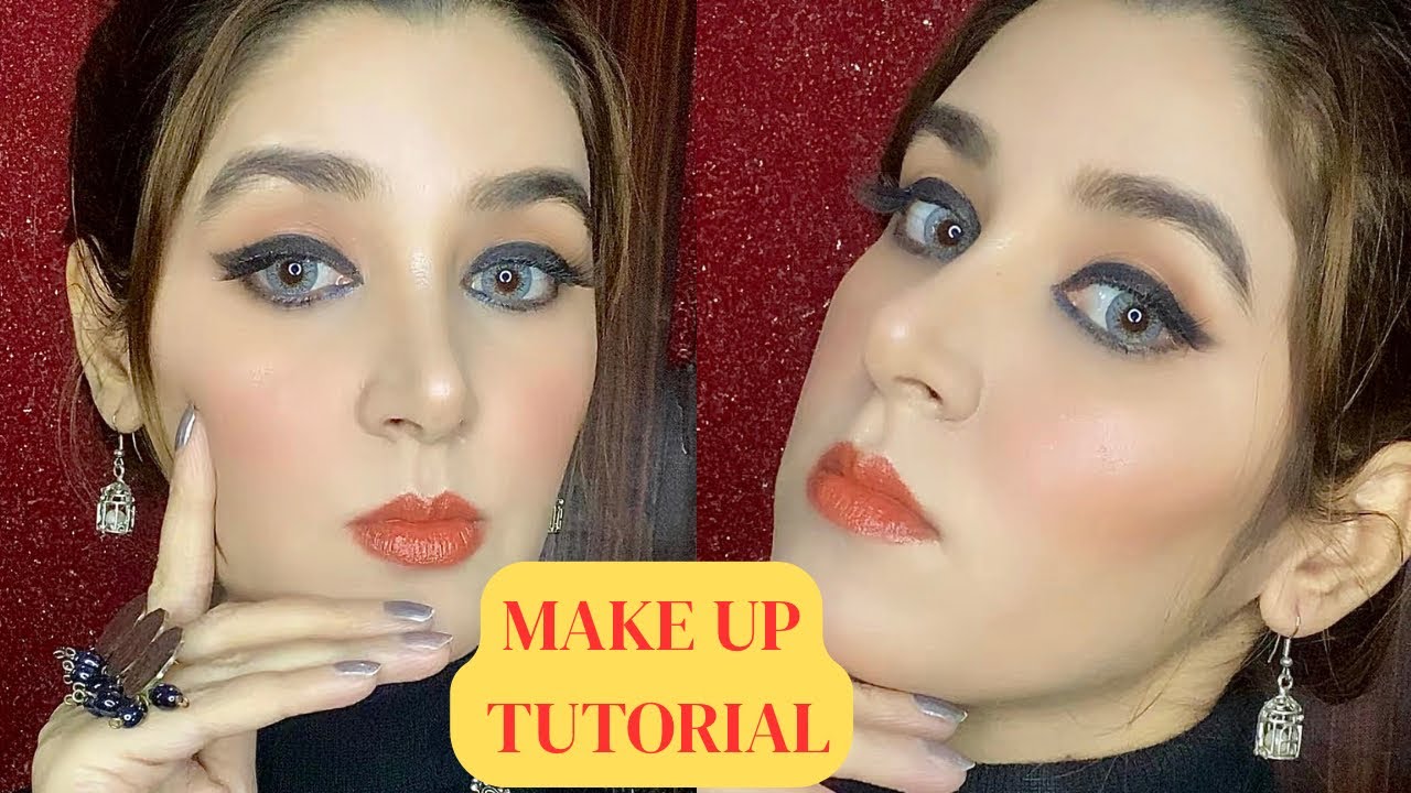 Glamorous makeup tutorial // model makeup tutorial // #zunikhan # ...