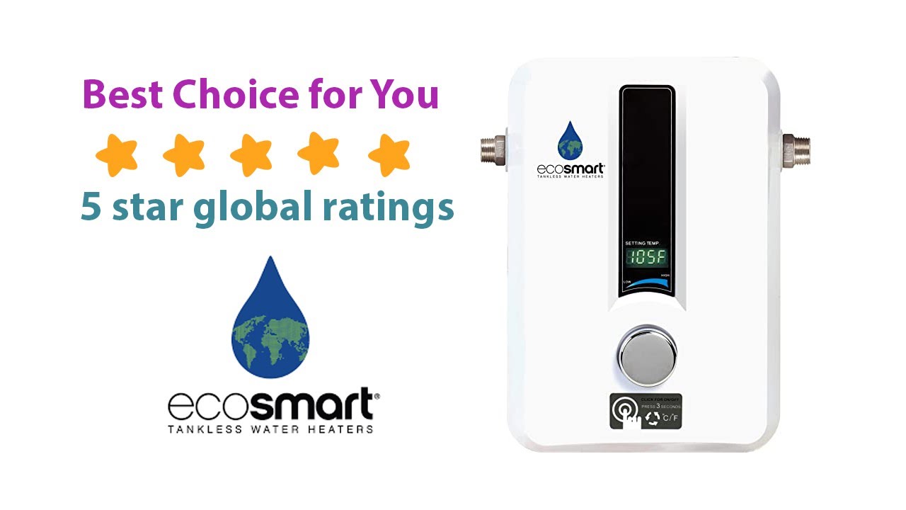 EcoSmart Electric Tankless Water Heater - YouTube
