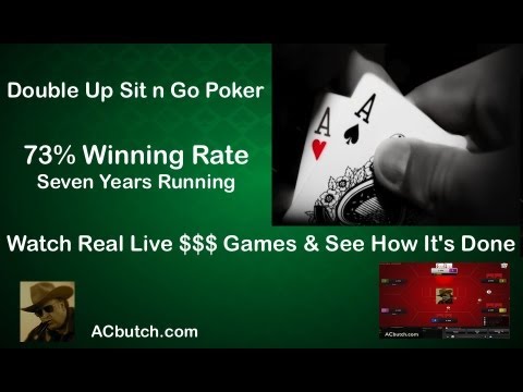 Double Up Poker - 73% Winning - Learn How It's Done - YouTube