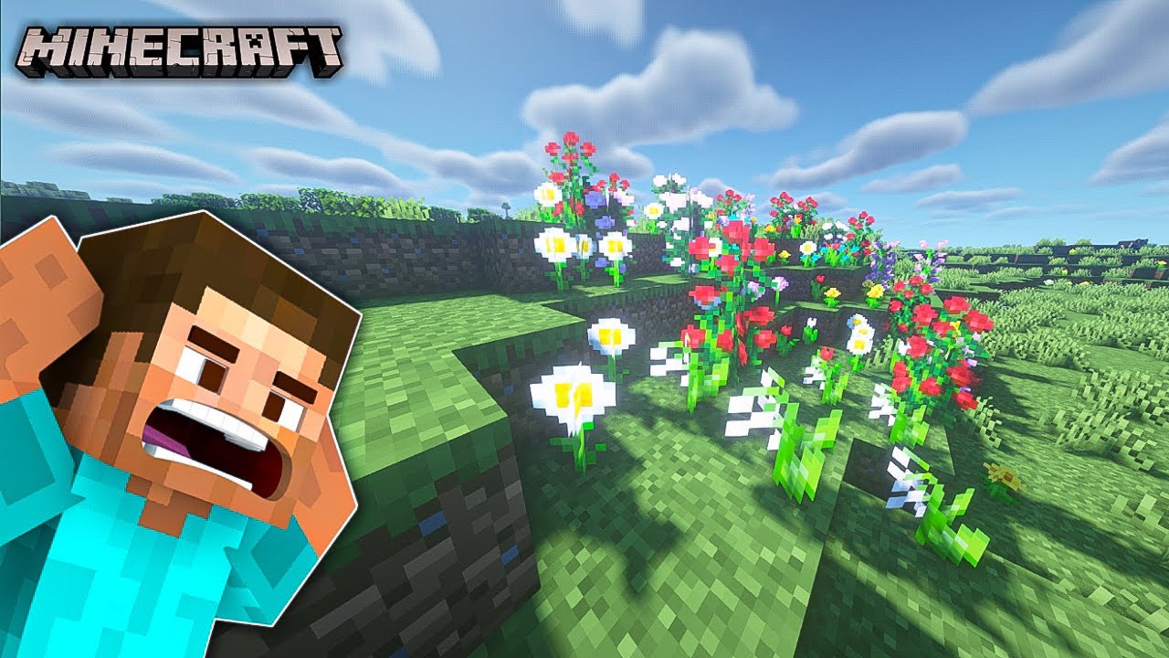 COLLECTING EVERY FLOWER IN MINECRAFT (SPEEDRUN) - YouTube