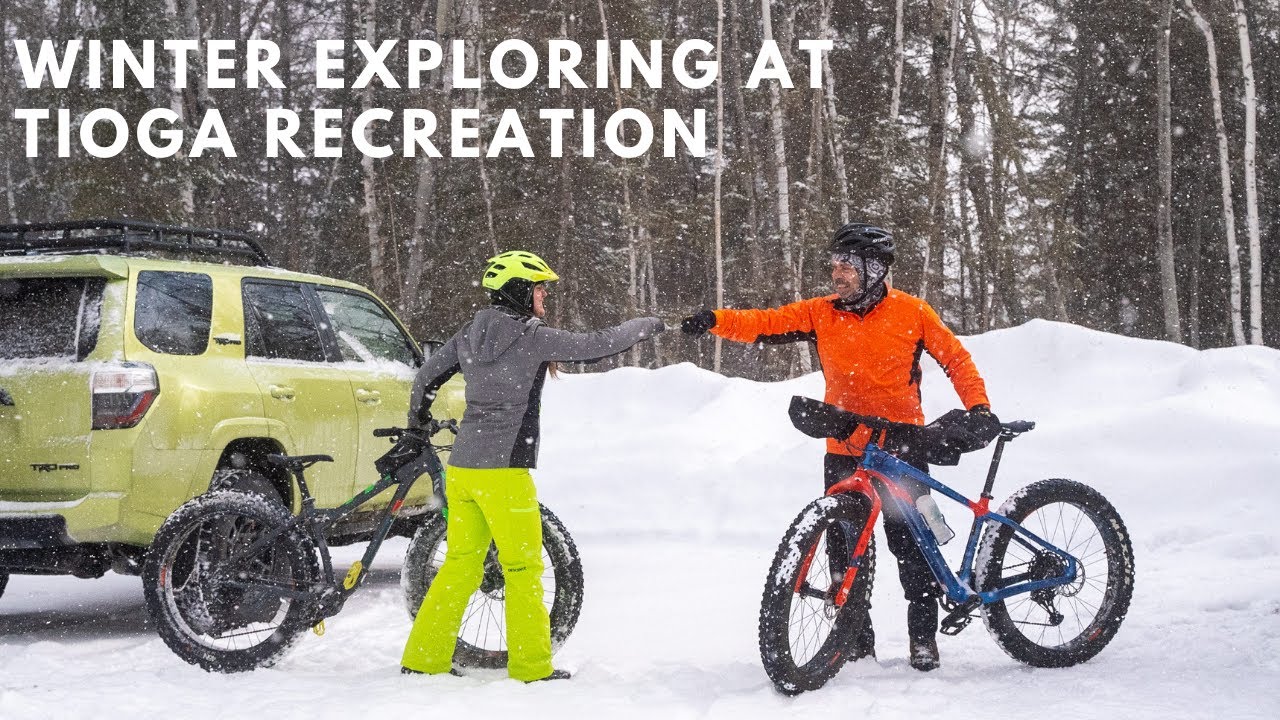 Winter Exploring at Tioga Recreation Area - YouTube