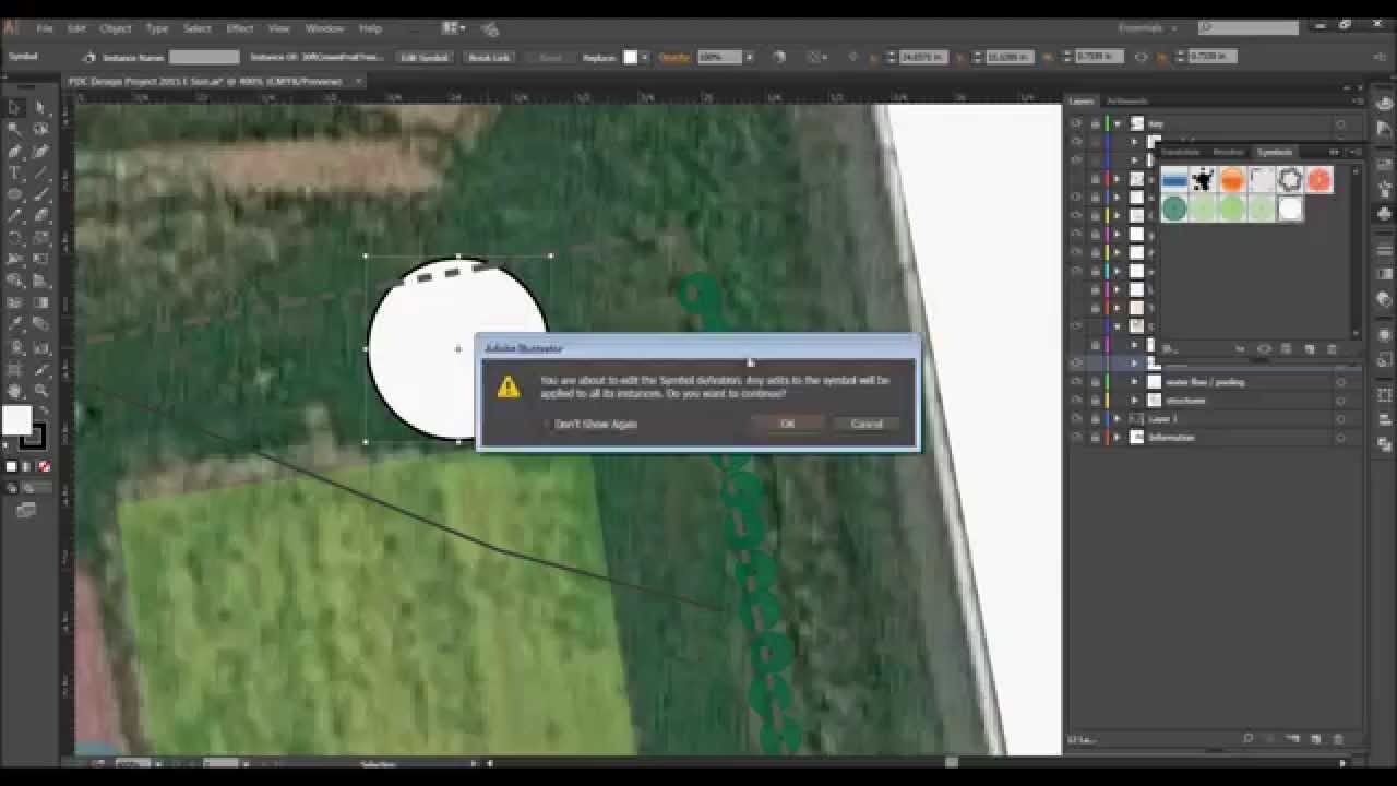 Using illustrator Symbols in Permaculture Designs - YouTube