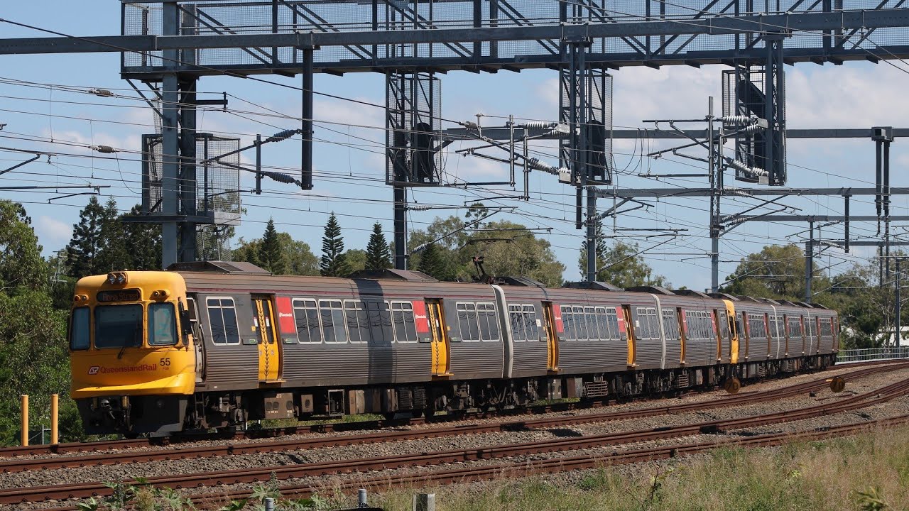 Queensland Rail: Trains at Mathieson Park - YouTube