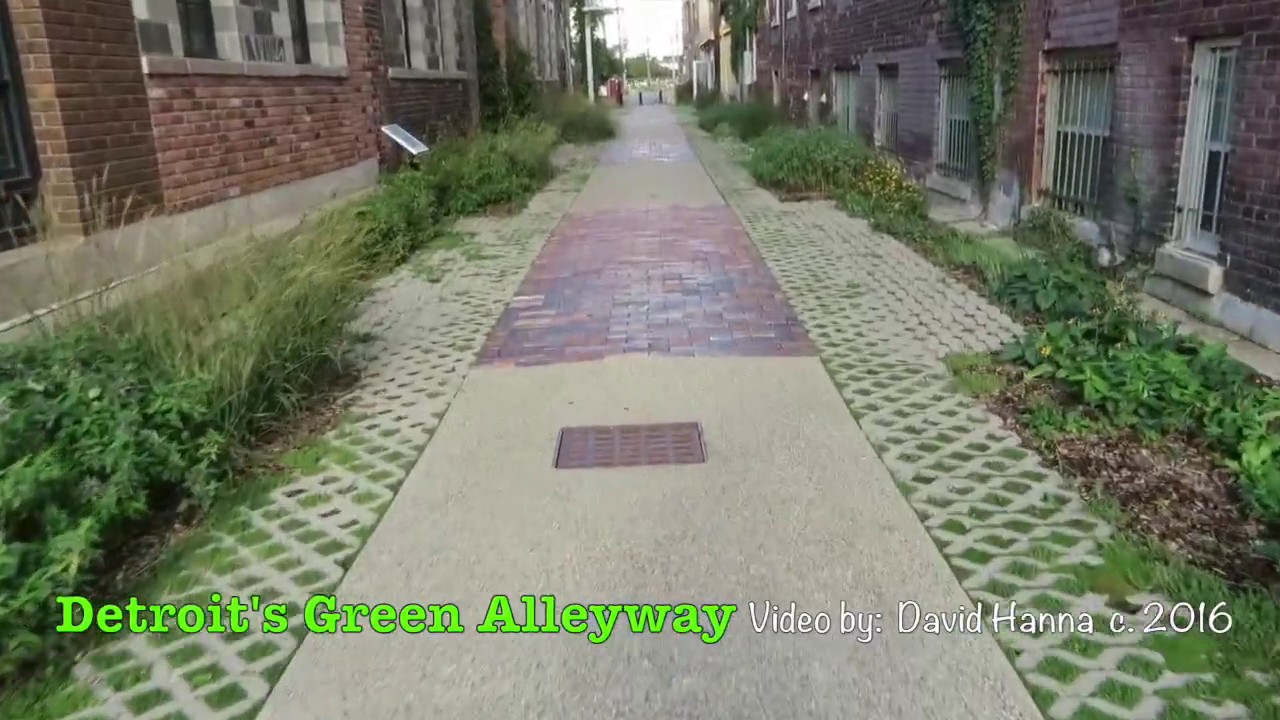2016 - "Detroit's Green Alleyway", - video by: David N. Hanna c. 2016 ...