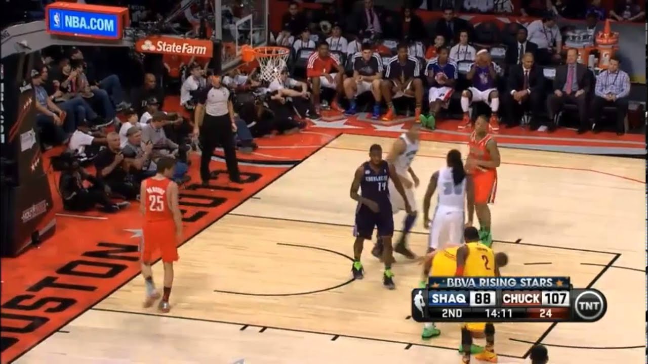 Team SHAQ Vs Team CHUCK 2013 Highlight BBVA Rising Stars Challenge (HD ...