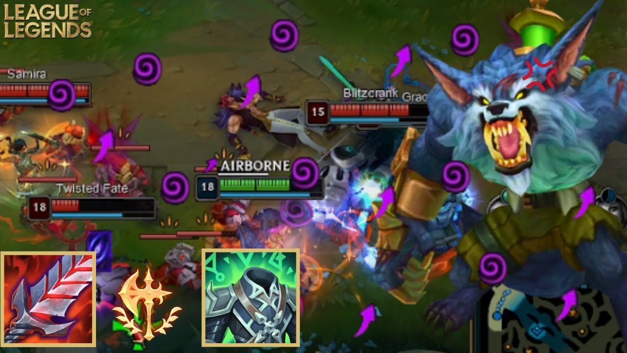 THE LIFE OF A MELEE FIGHTER WITH NO MOBILITY! FULL HEALING WW- WARWICK ...