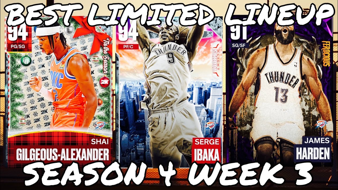 THE BEST LINEUP FOR LIMITED SEASON 4 WEEK 3 IN NBA 2K23 MYTEAM!!! - YouTube