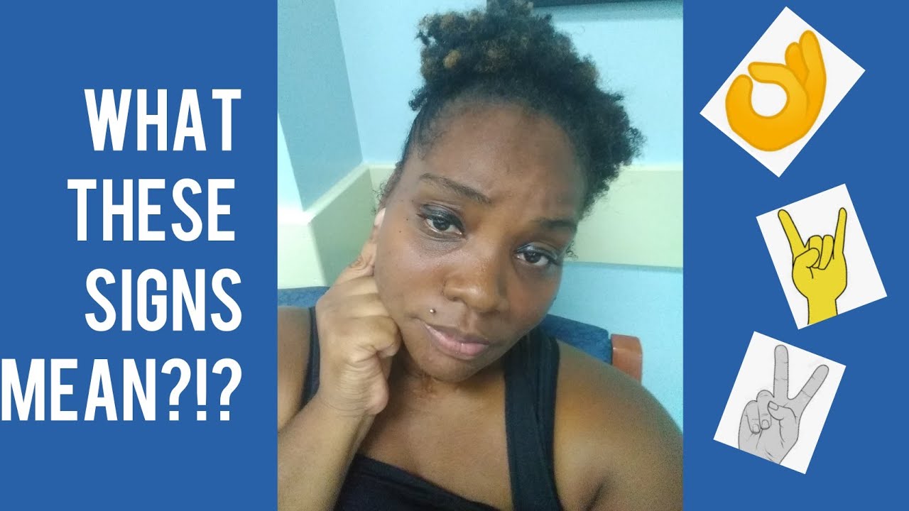 Prophetic word| #hand gestures#sign language#emojis What these signs ...