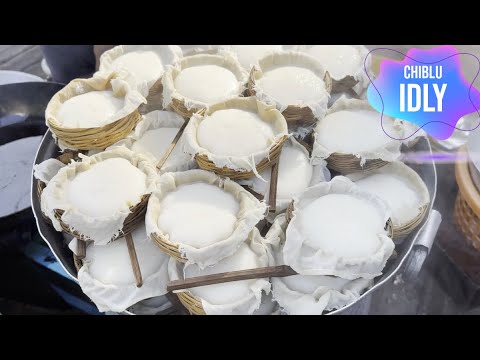 Chiblu Idli | Idli Steamed in Bamboo Basket | Halli Shailiya Chiblu ...