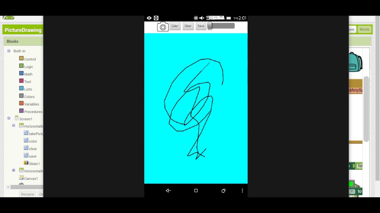 MIT app inventor tutorial (Canvas Picture Drawing) - YouTube