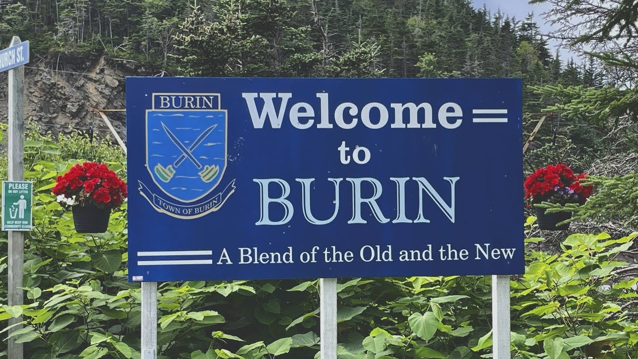 Burin, Newfoundland | Aerial 4K Drone Tour of a Historic Seaside Town ...