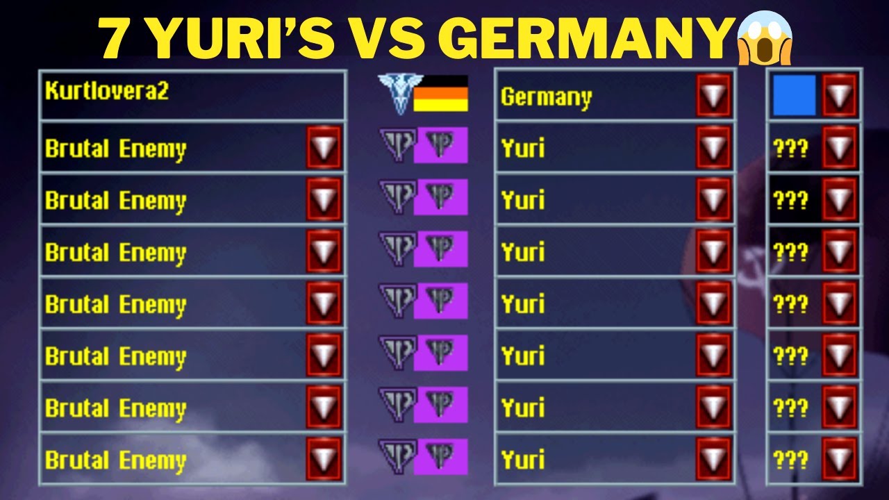 Only 12 Minutes to Stop 7 Yuri! Can Germany Hold? │ Red Alert 2 - YouTube