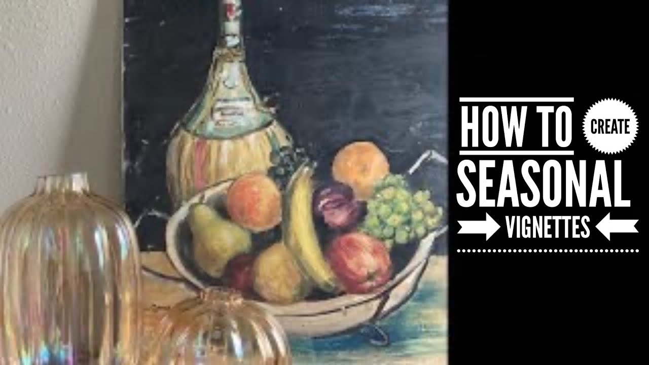 How to create a beautiful vignette using original vintage Art! - YouTube