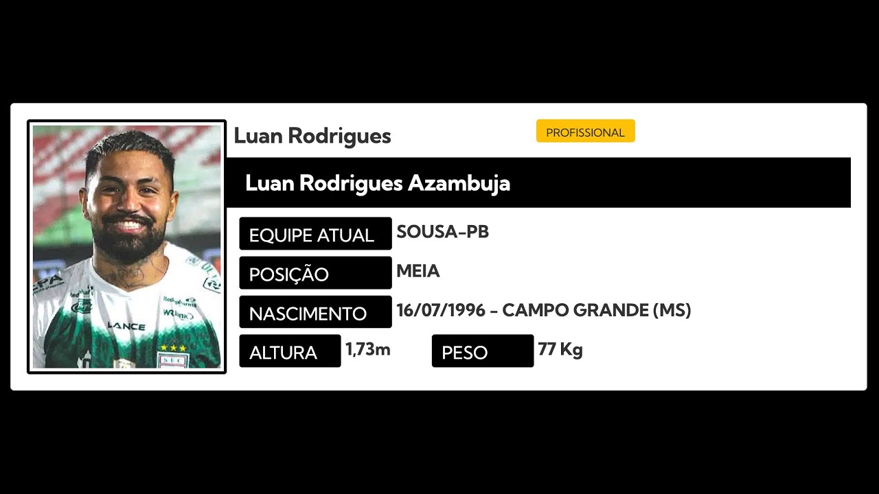 Luan Rodrigues / Meia / Melhores Momentos 2025 - YouTube