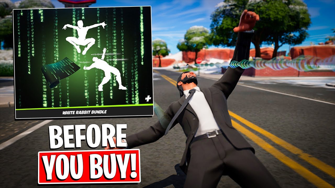*NEW* MATRIX White Rabbit Bundle Gameplay! Before You Buy (Fortnite ...