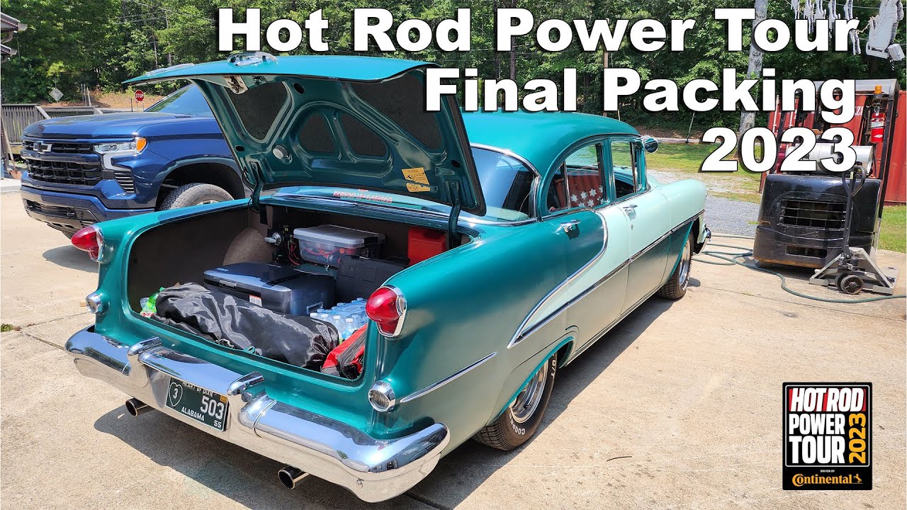 55 Olds Hot Rod Power Tour final packing 2023 - YouTube