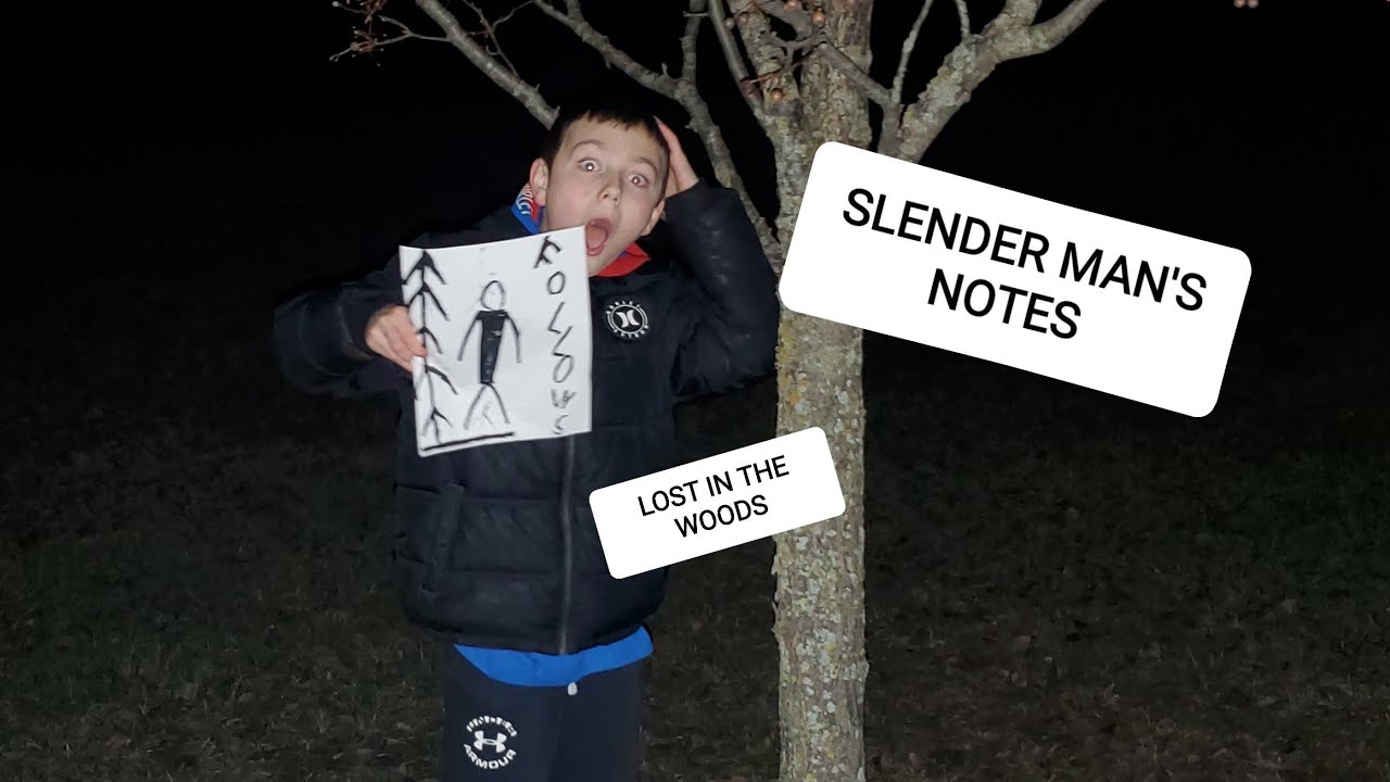I FOUND SLENDER MAN'S NOTES IN THE WOODS - YouTube