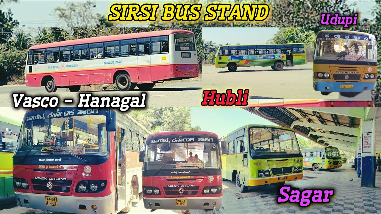 SIRSI BUS STAND, Karnataka #viralvideo #video - YouTube