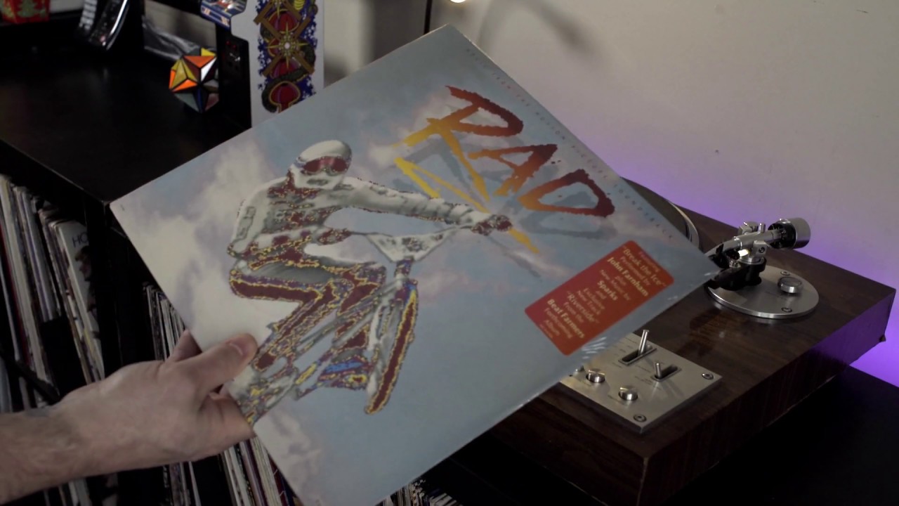 Opening a sealed copy of the Rad soundtrack on vinyl - YouTube