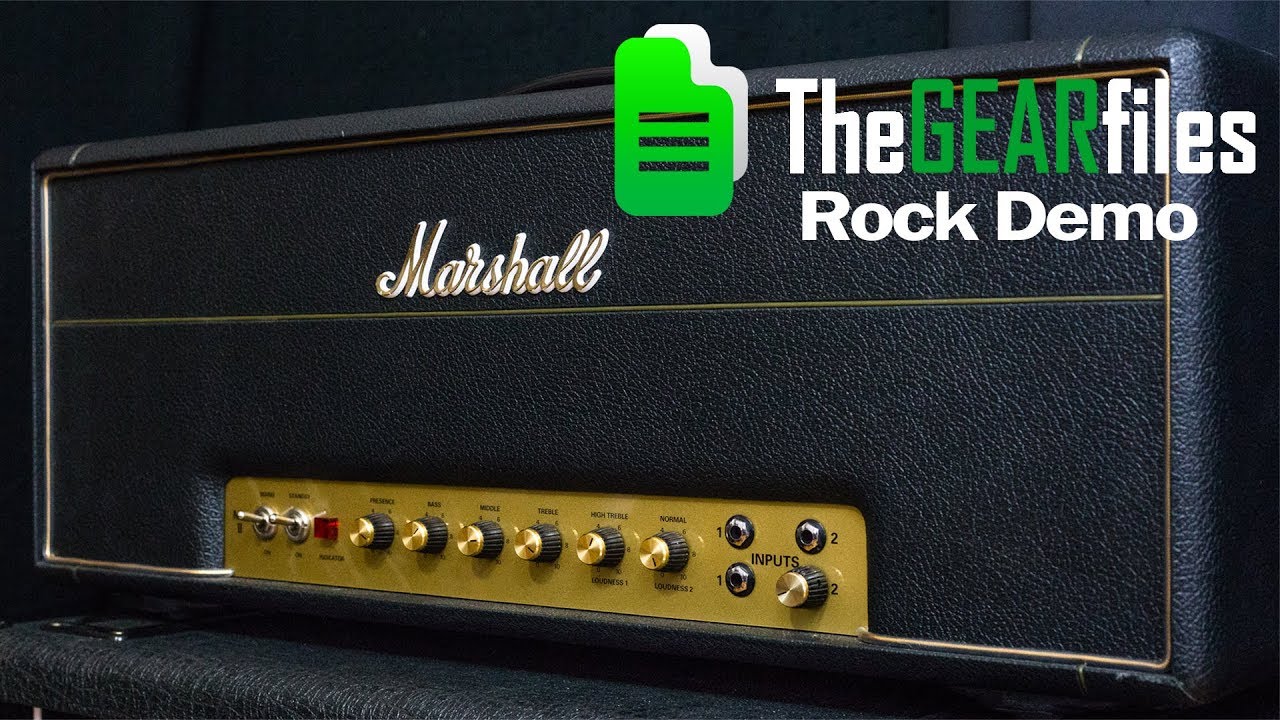 Marshall 1959SLP Rock Demo - YouTube