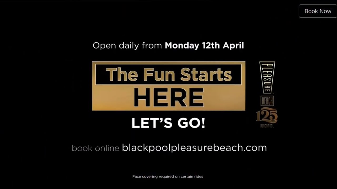 Blackpool Pleasure Beach - 125 Years Advert - YouTube