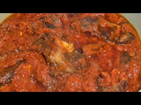 NIGERIAN GOAT MEAT STEW / HOW TO COOK THE MOST DELICIOUS NIGERIAN GOAT MEAT STEW - YouTube