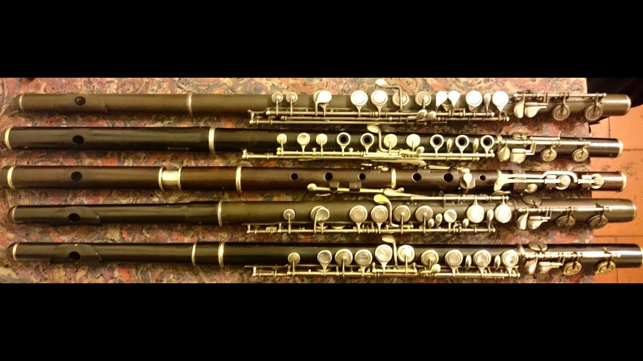 "Splendid Isolation" on 5 different flutes in 4 different systems - YouTube