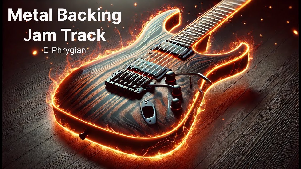 Epic Metal Backing Jam Track For Guitar | E Phrygian | 120 BPM | Self ...