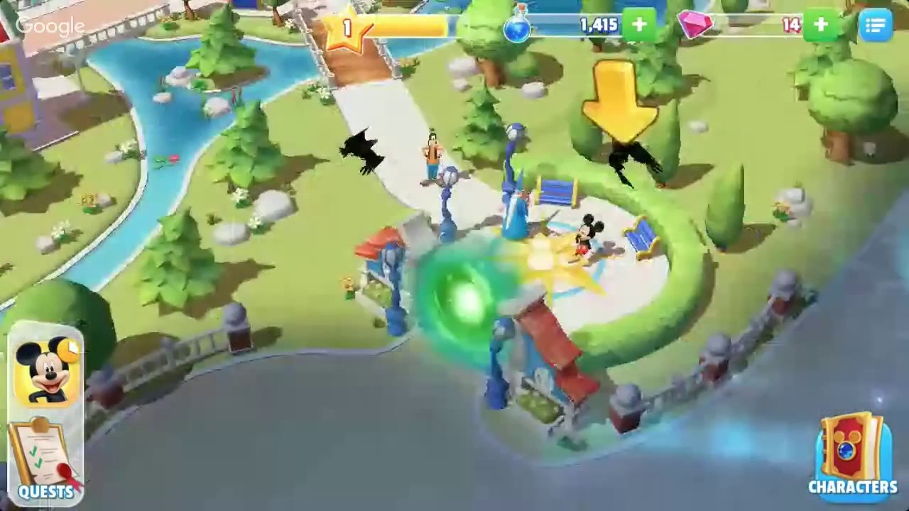 Disney Magic Kingdoms Mickey Mouse Game - YouTube