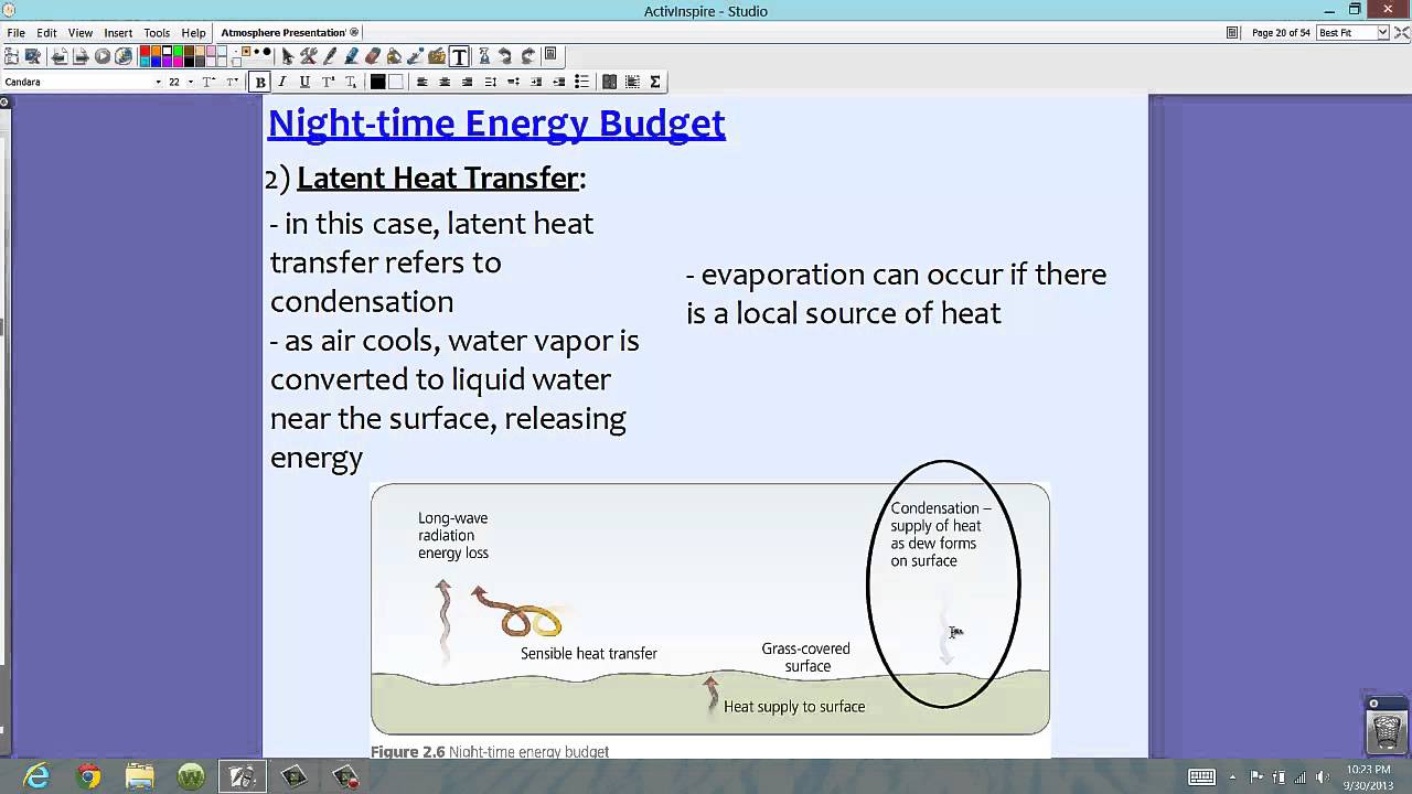 AICE Geo 2.1 Nighttime Energy Budgets - YouTube