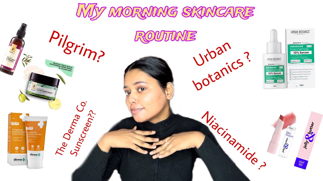 Morning skincare routine for healthy glowing skin - YouTube