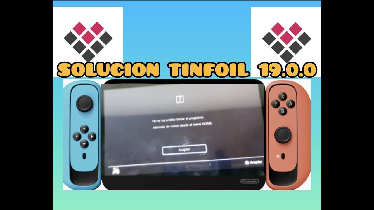 Tinfoil shop noviembre 2024 pantalla negra con actualizacion 19.0.0 ...