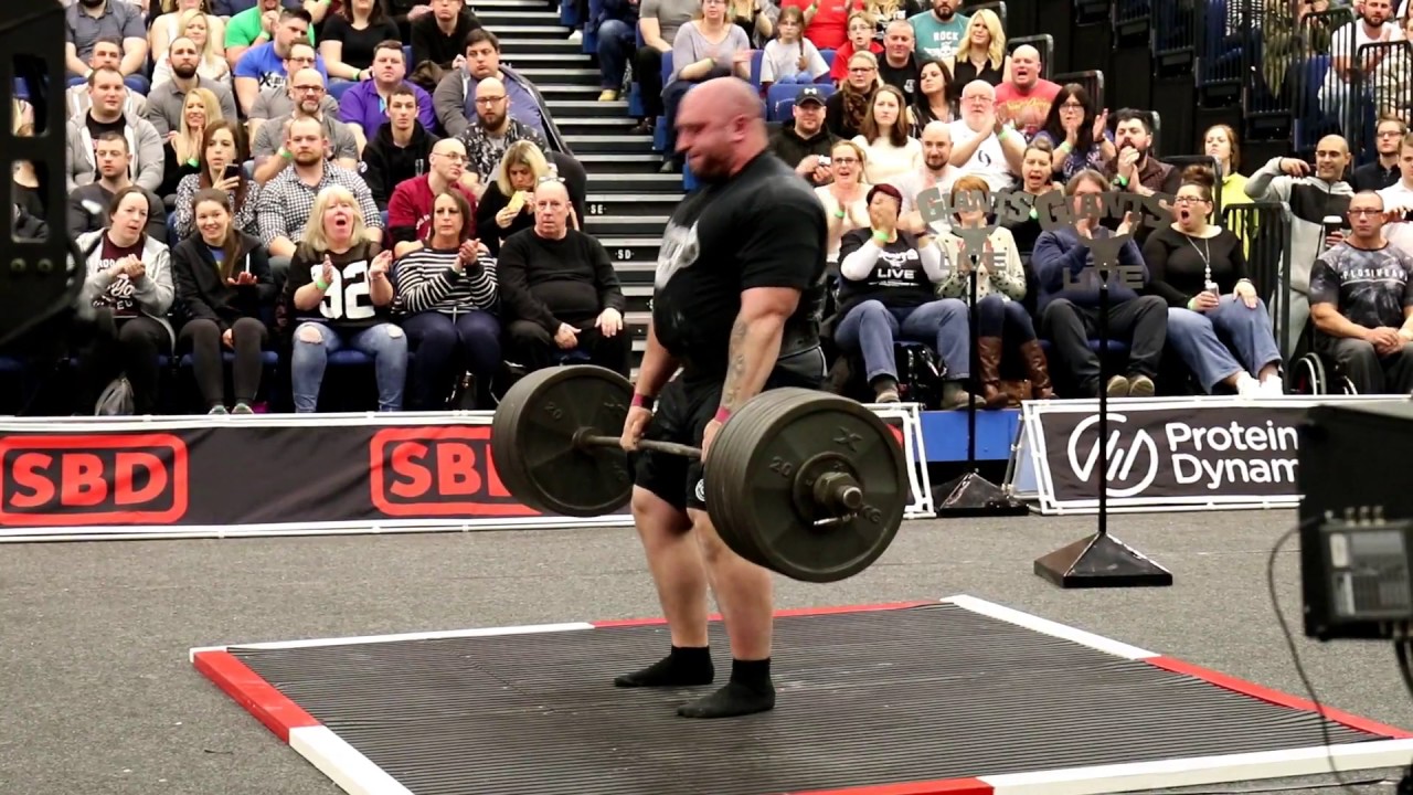Graheme Hicks Deadlifts 350kg x 4 reps at Britain's Strongest Man 2017 ...