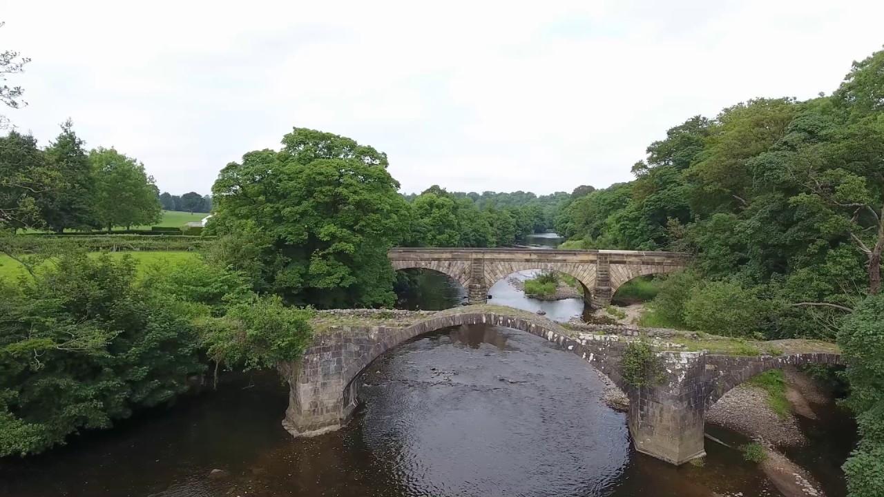 Cromwells Bridge, Mitton, Near Clitheroe, Lancashire. UK - YouTube