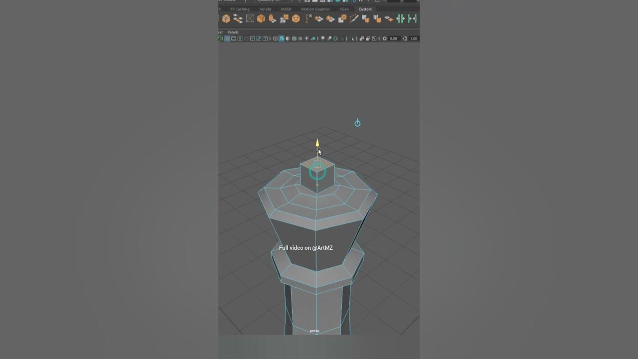 Low Poly King 3D Modeling. Chess Set Design Autodesk Maya tutorial - YouTube