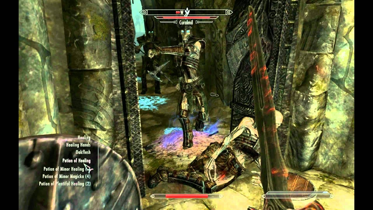 Skyrim - Draugr Death Overlord - YouTube