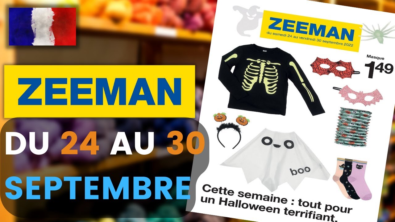 catalogue ZEEMAN du 24 au 30 septembre 2022 🔥 Arrivage - FRANCE - YouTube