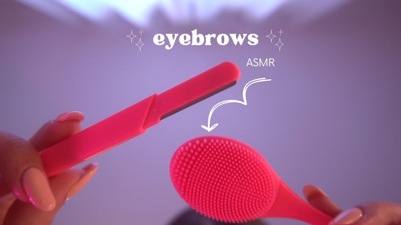ASMR ~ No Talking ~ First person Eyebrows Appointment Waxing, Plucking ...