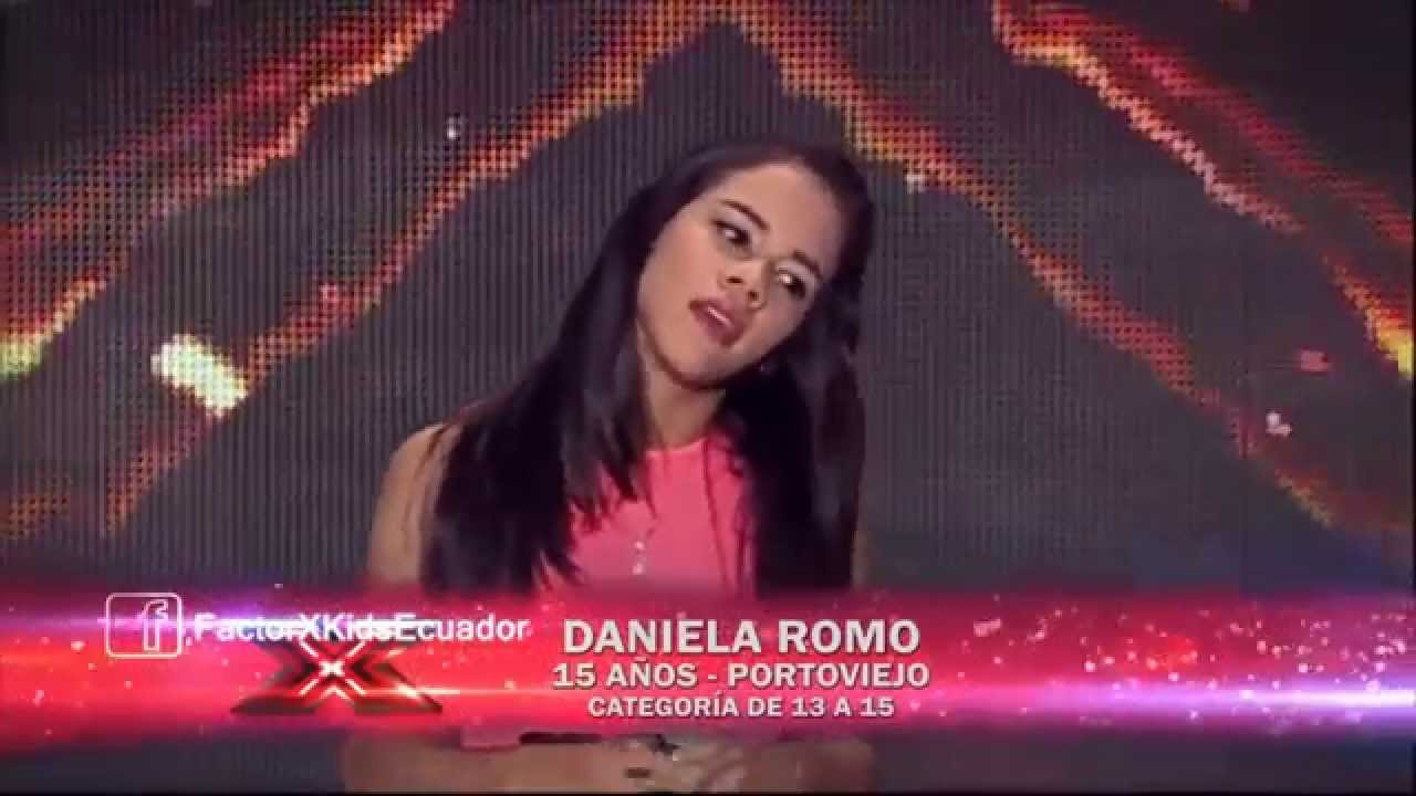 Daniela Romo - El Sol No Regresa | (Programa 4) Casting Factor X Kids ...