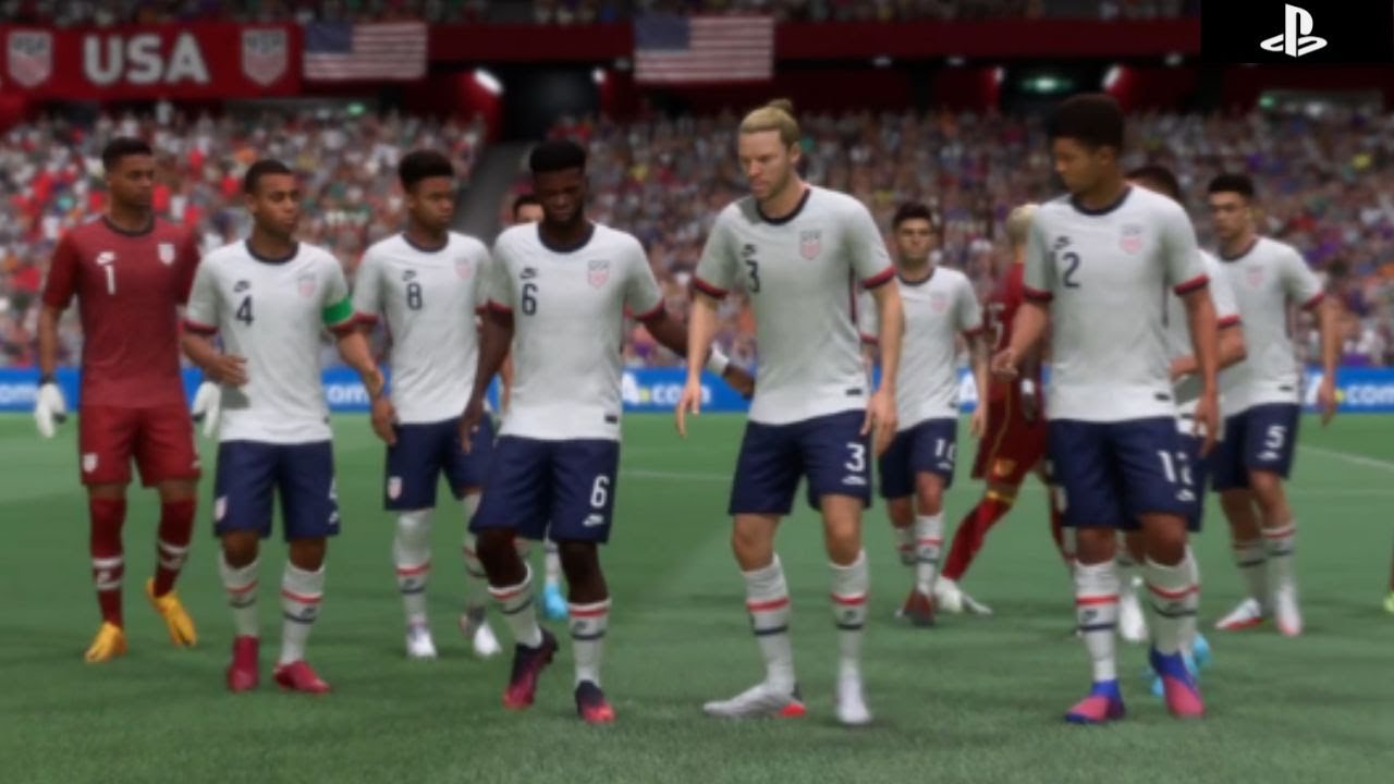 usa vs china football 2022 - fifa 22 (4k) - YouTube