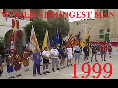 1999 STERKSTE MAN VAN DE WERELD - World Strongest man MALTA. - YouTube