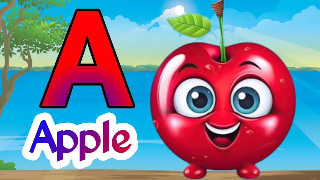 Phonics Song with TWO Words - A For Apple - ABC Alphabet Songs with ...