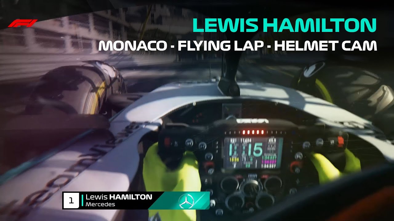 Lewis Hamilton Monaco Flying Lap Helmet Cam Pure Sound Formula One Car ...