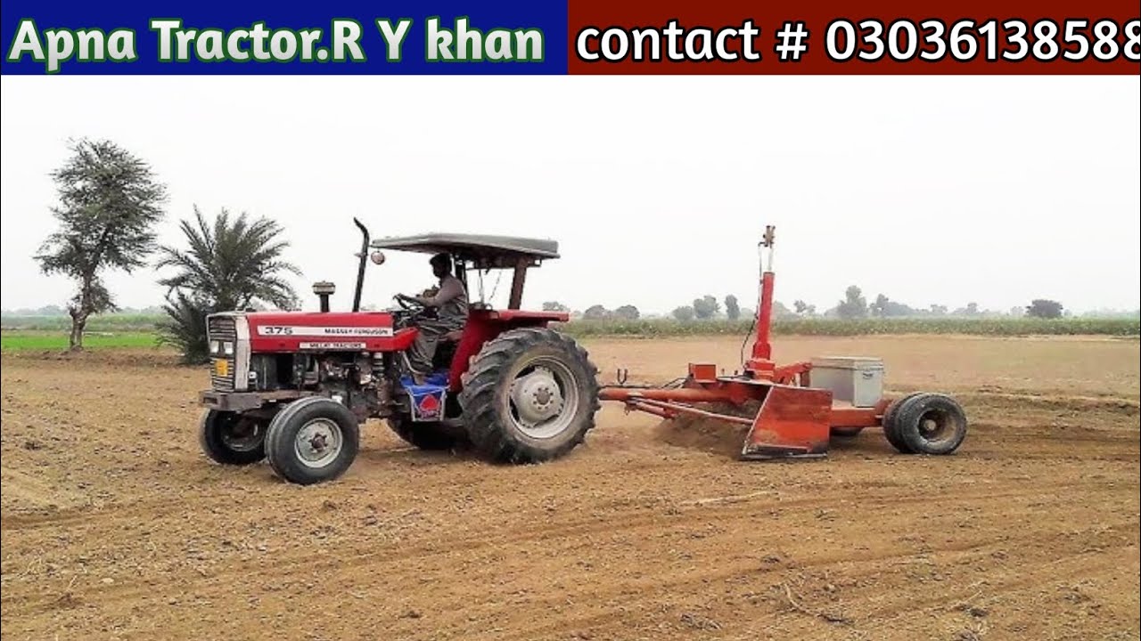 Massey Ferguson tractor 375 with laser cross complete set with low ...