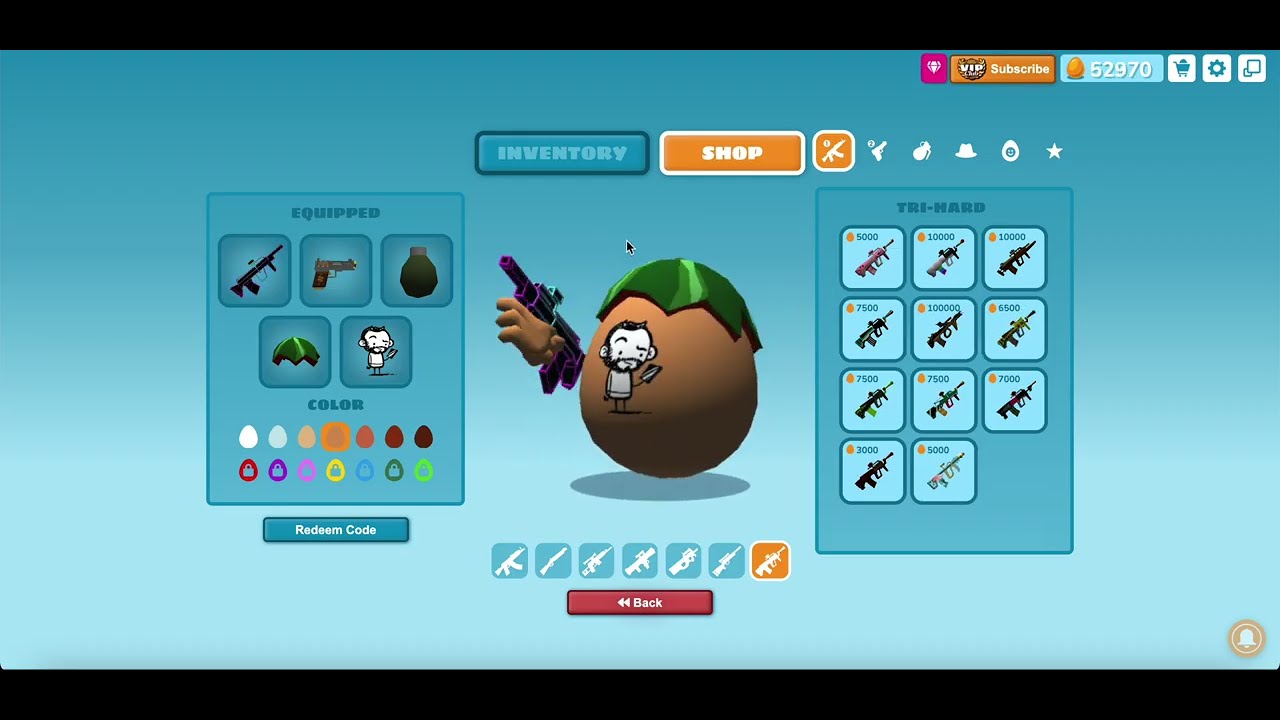 Buying all nuke zone skins in Shellshockers :/ - YouTube