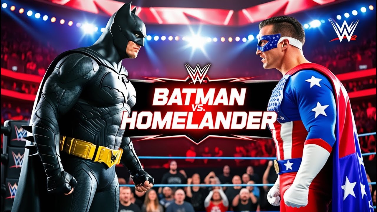 Batman vs Homelander The Ultimate Showdown in WWE 2K24! - YouTube
