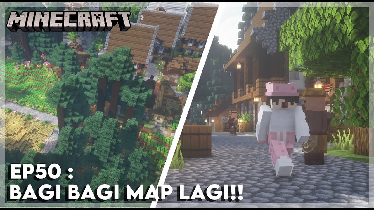 BOT SURVIVAL - EP50 : BAGI BAGI MAP PART KE 2 || MINECRAFT SURVIVAL ...