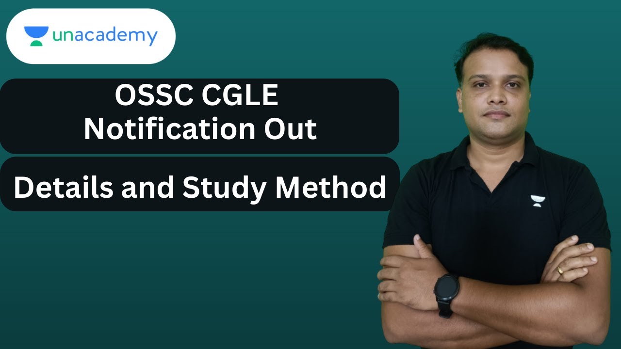 OSSC CGL Notification Out | Full details & Study Methods | Bhupendra ...