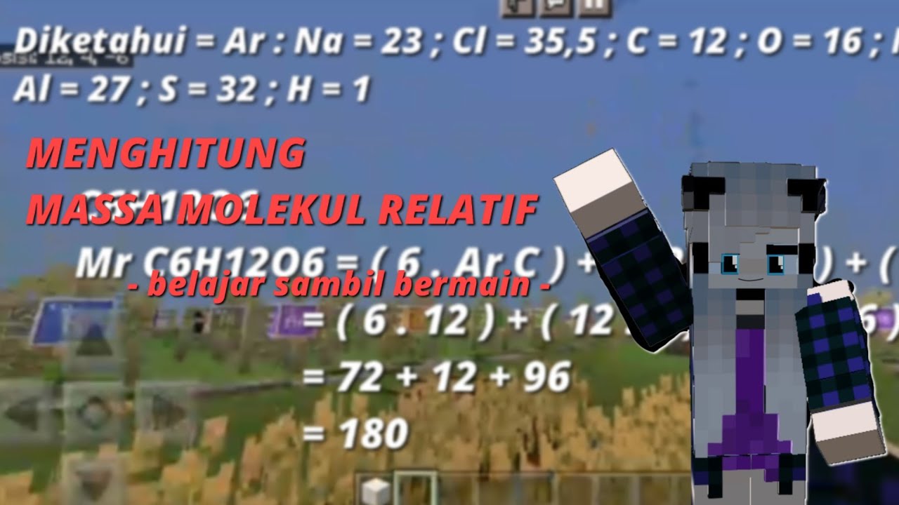MENGHITUNG MASSA MOLEKUL RELATIF - MINECRAFT - YouTube