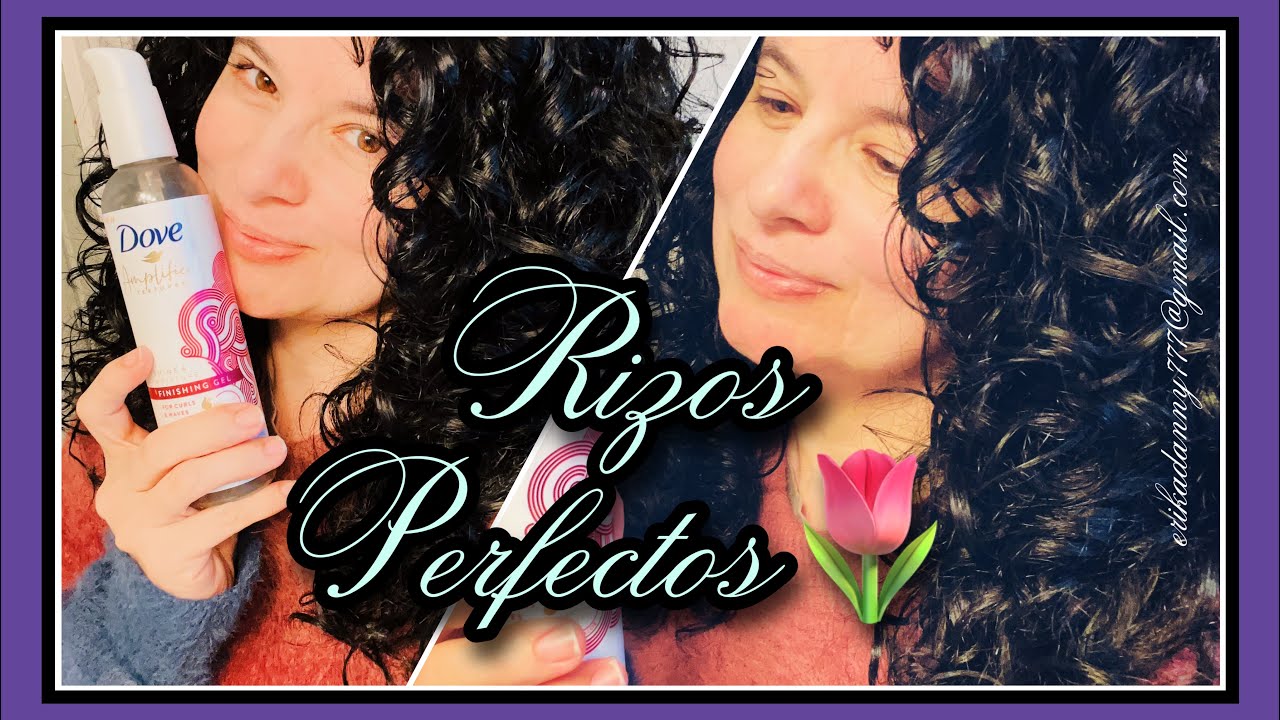 🌹 RIZOS DEFINIDOS CON Dove, Amplified Textures, Shine & Moisture ...